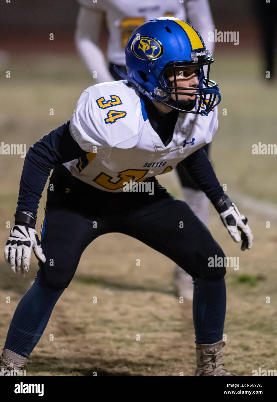 Football action with West Valley vs. Sutter High School in Cottonwood ...