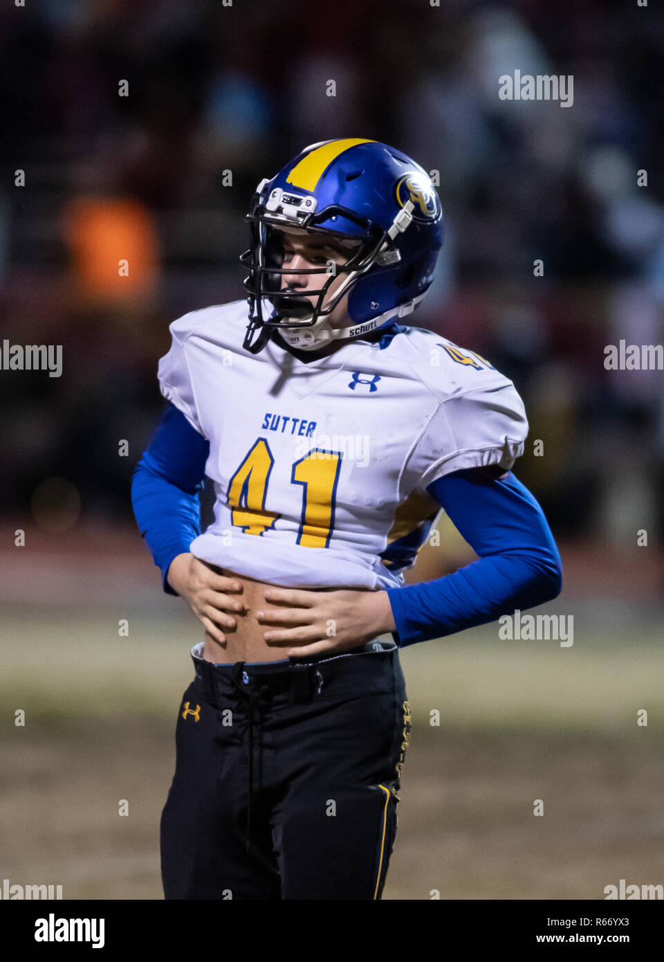 Football action with West Valley vs. Sutter High School in Cottonwood ...
