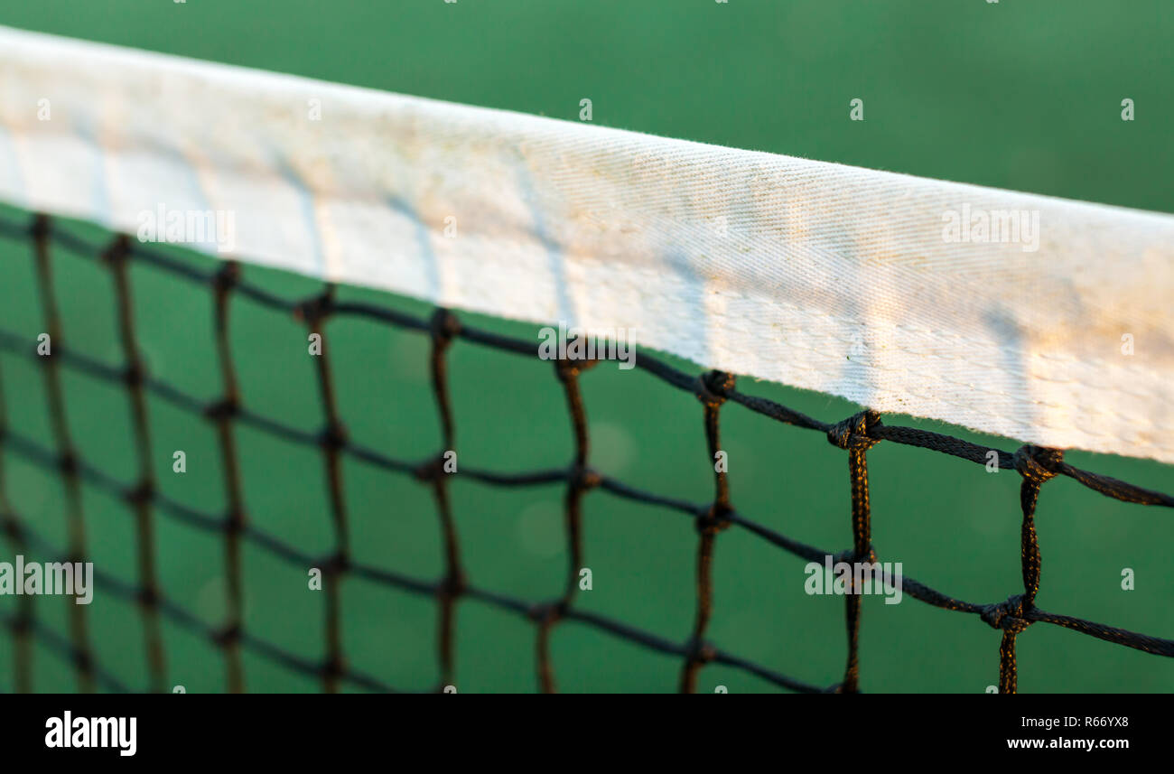Tennis net detail Stock Photo - Alamy