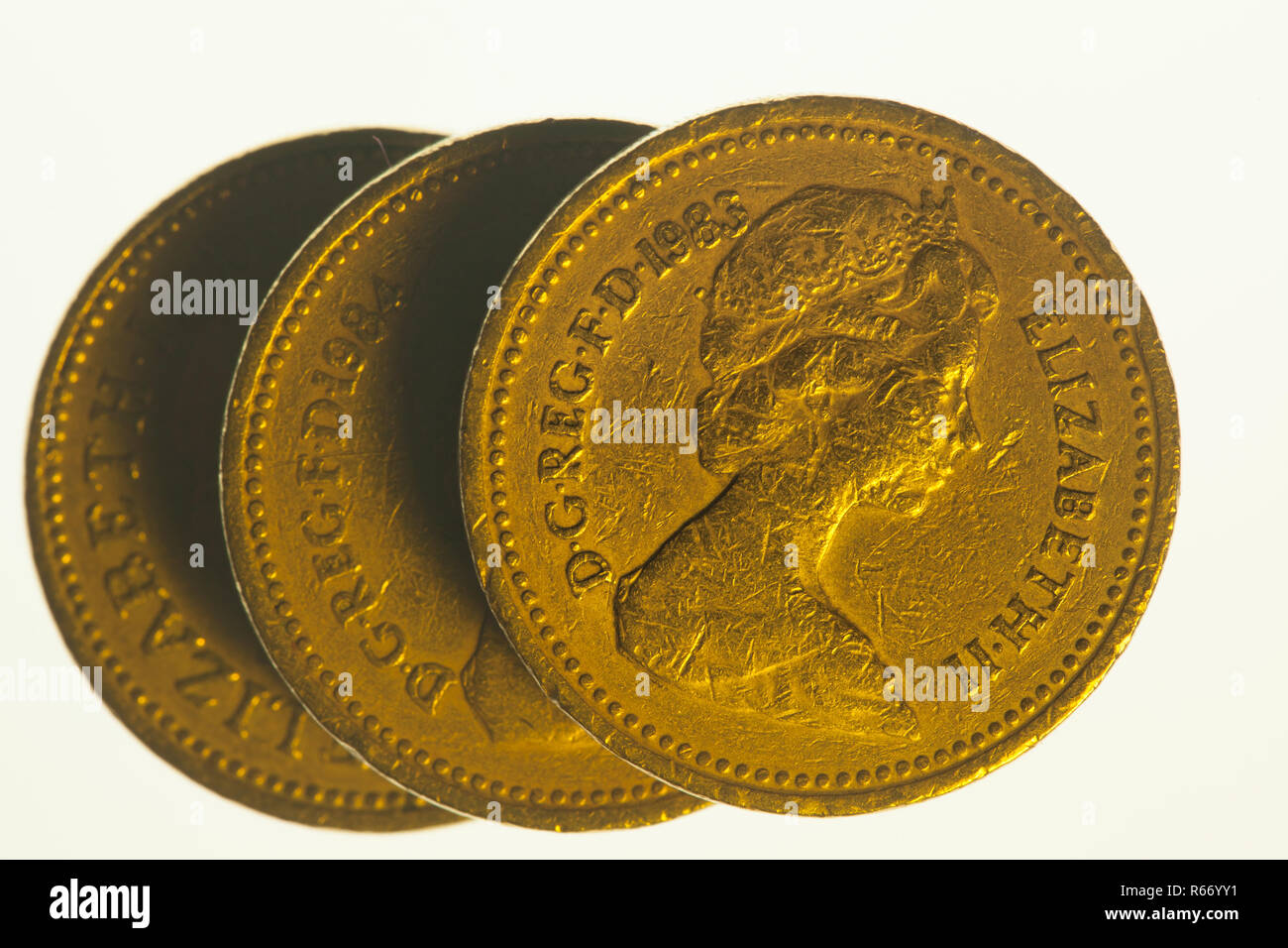 British sterling cash used coins hi-res stock photography and images ...