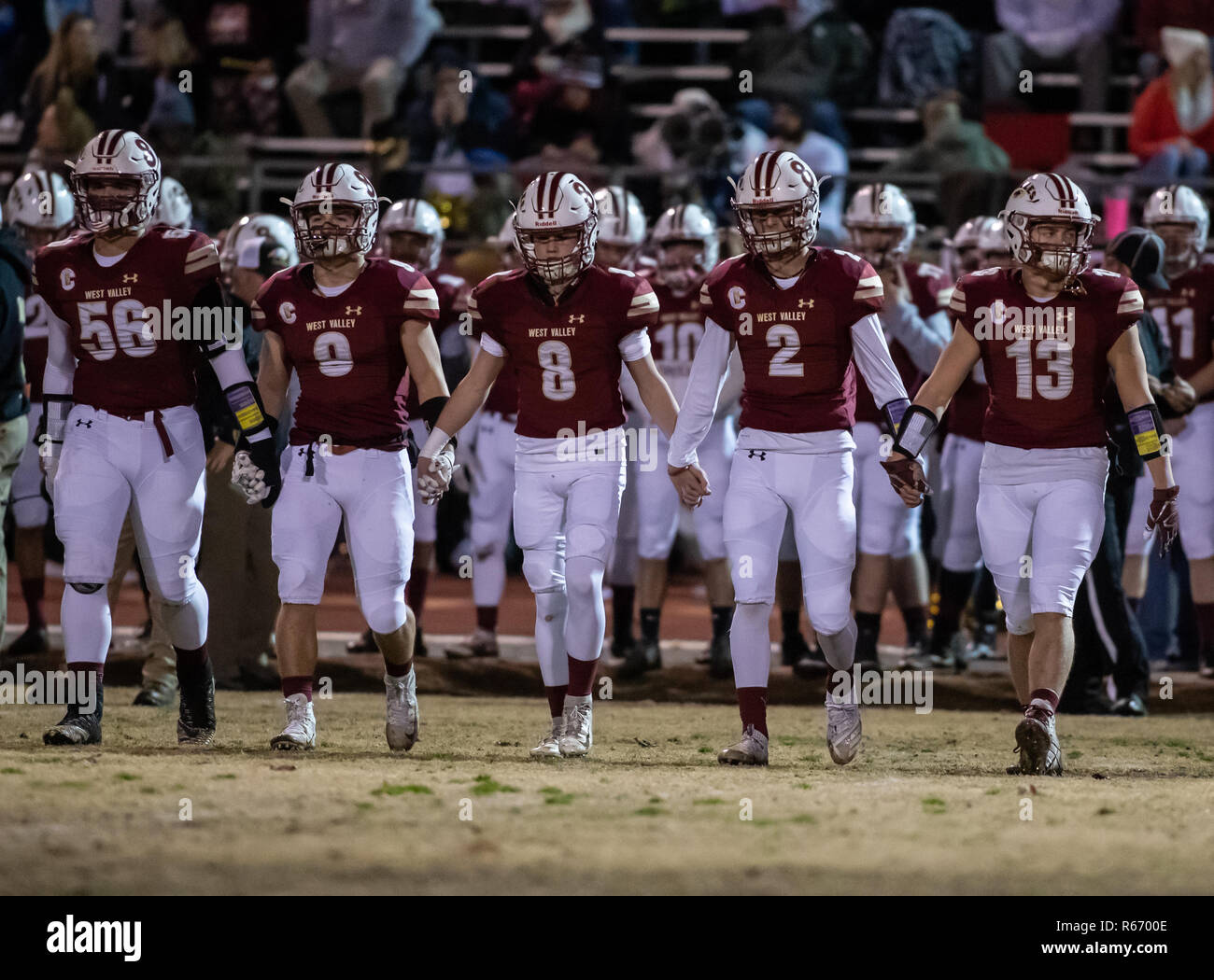 Football action with West Valley vs. Sutter High School in Cottonwood ...