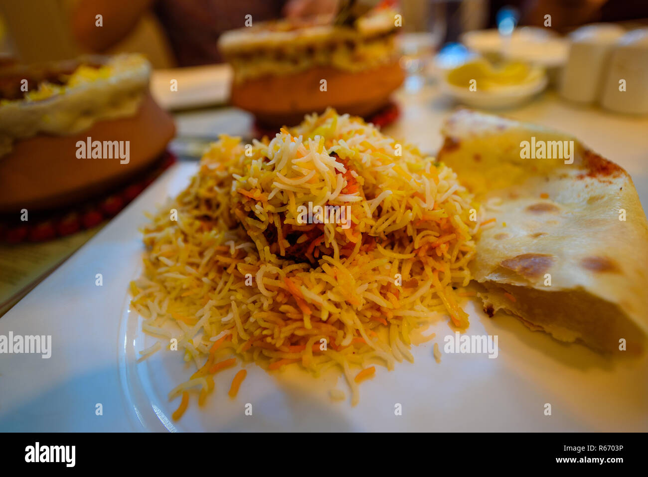 Tray biryani rice fresh hi-res stock photography and images - Alamy