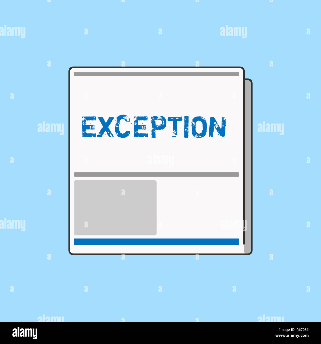 Word writing text Exception. Business concept for demonstrating or ...
