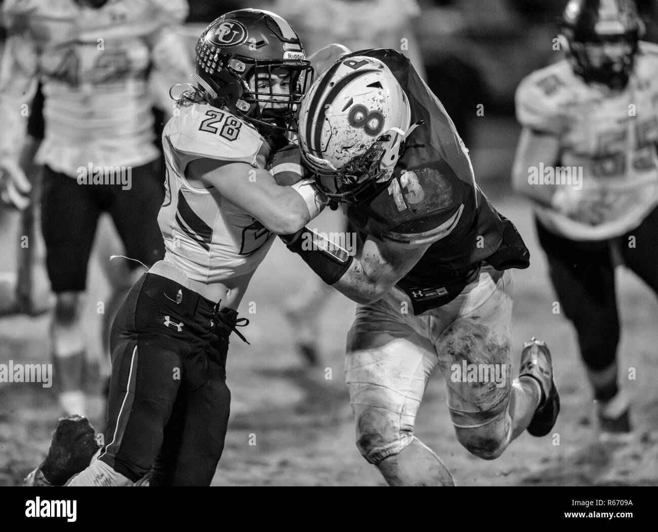 Football action with West Valley vs. Sutter High School in Cottonwood ...