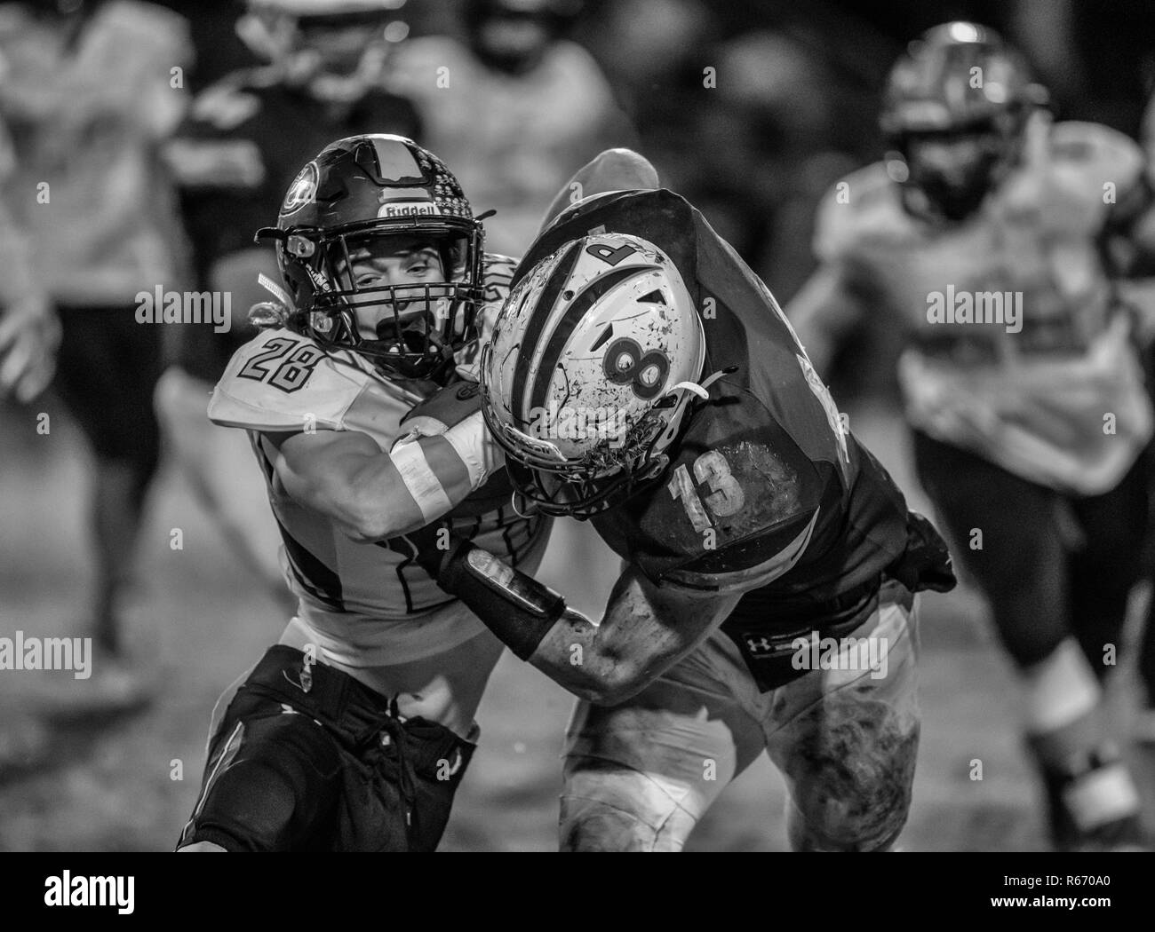 Football action with West Valley vs. Sutter High School in Cottonwood ...