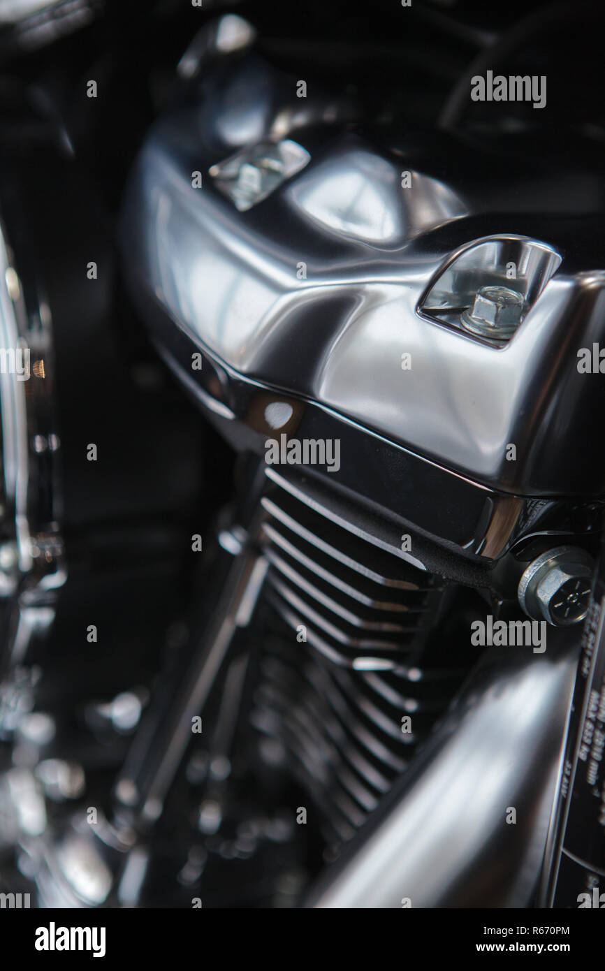 Motorcycle chopper detail hi-res stock photography and images - Alamy