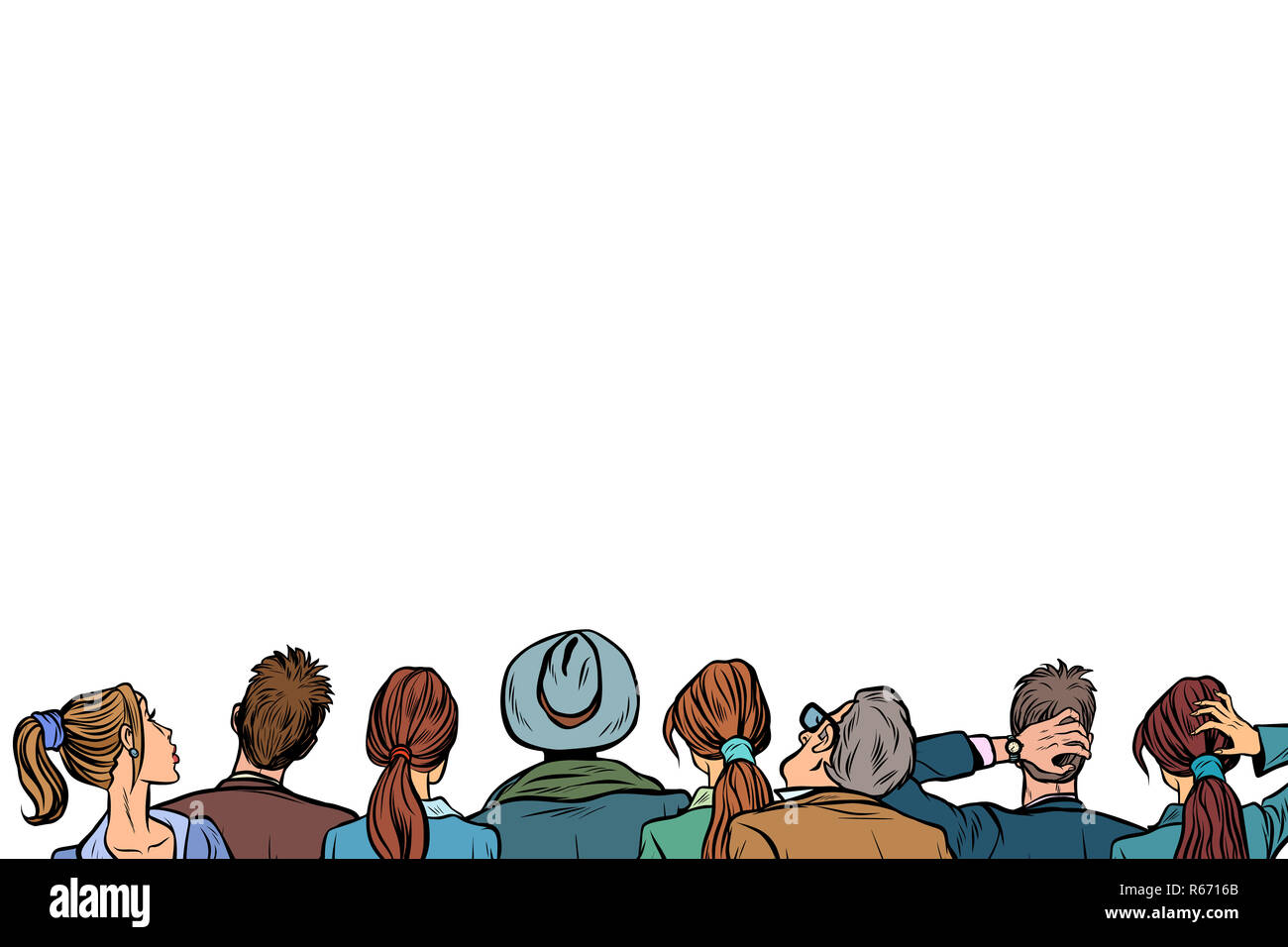 people audience background lecture back Stock Photo - Alamy