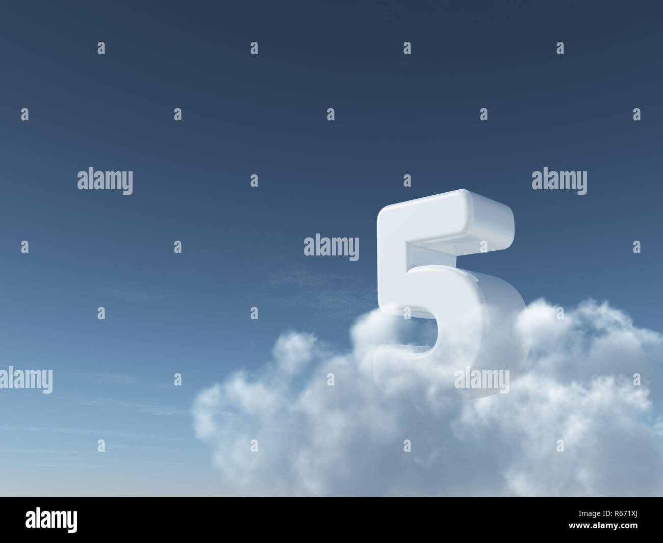 number in the sky Stock Photo - Alamy