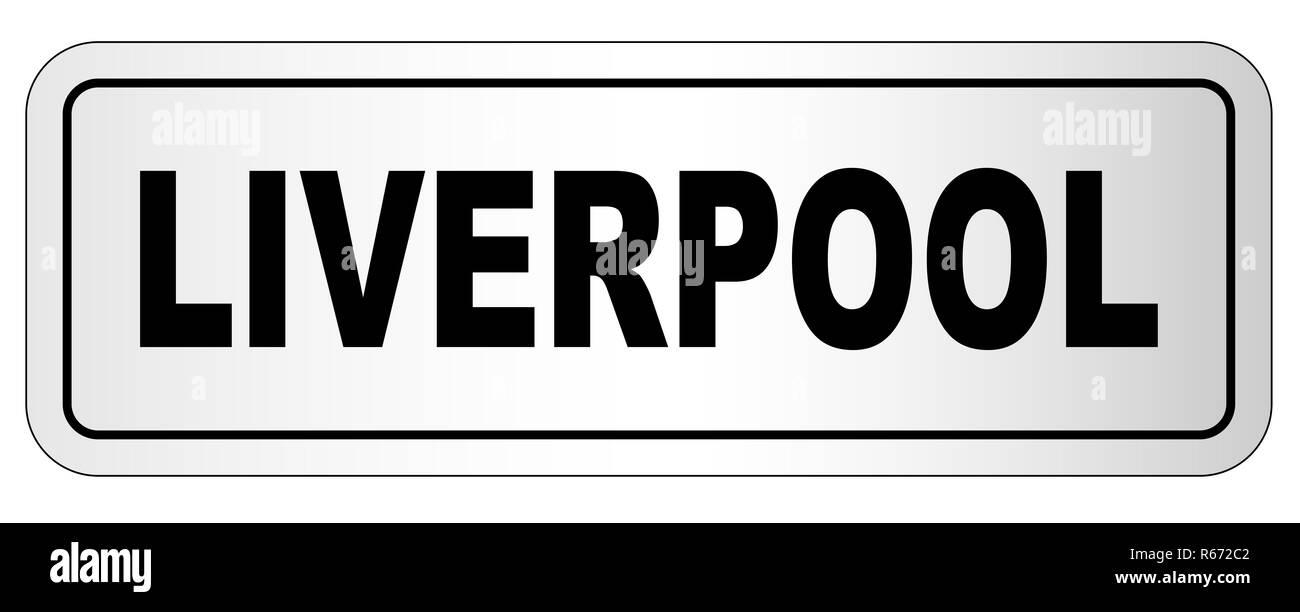 Liverpool City Nameplate Stock Photo - Alamy