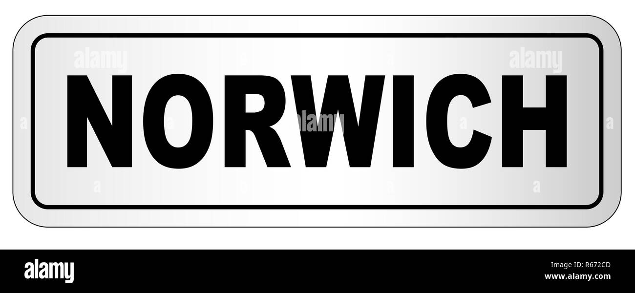 Norwich City Nameplate Stock Photo - Alamy