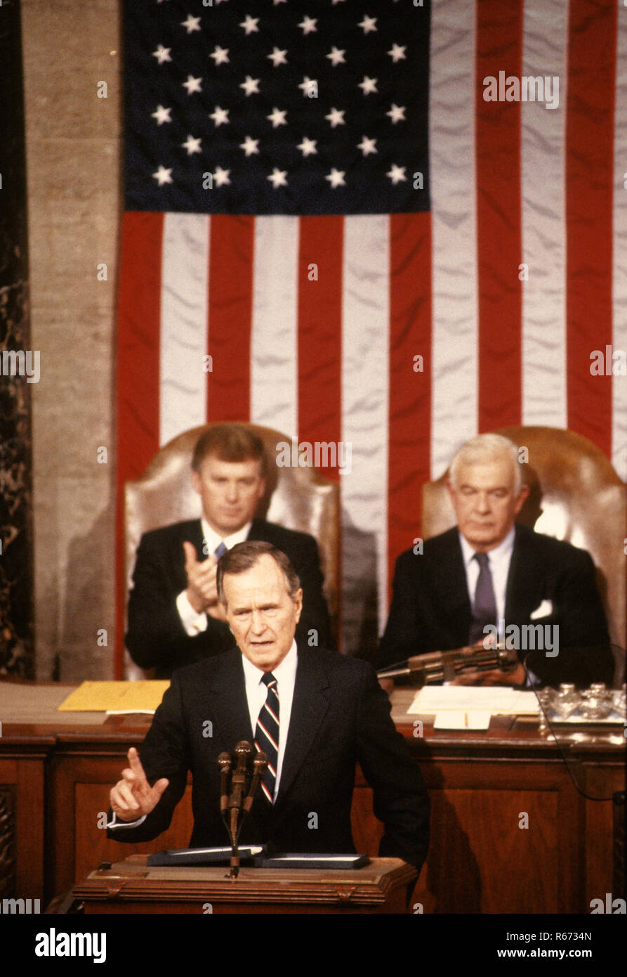 1990 state of the union address hi-res stock photography and images - Alamy