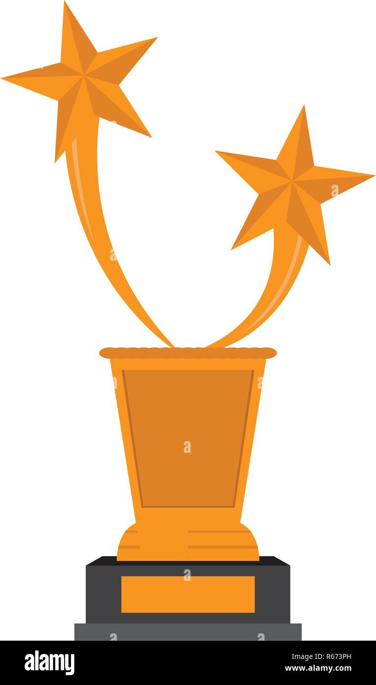 Star shape golden trophy Stock Vector Image & Art - Alamy