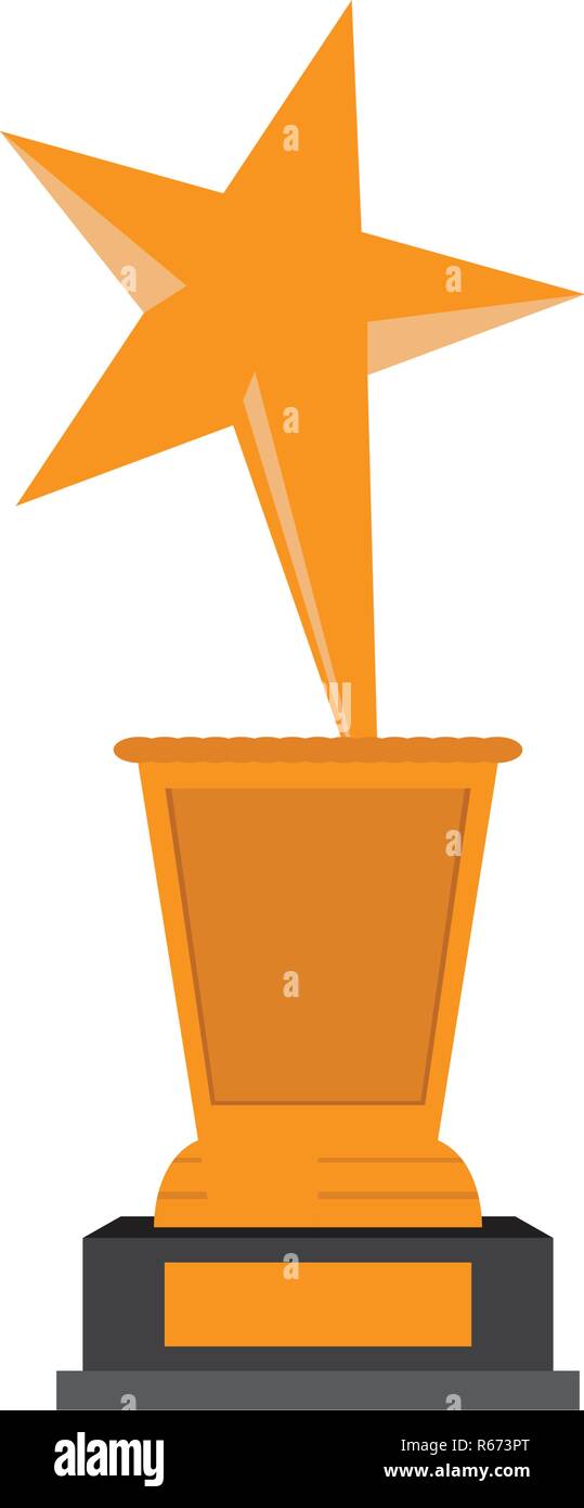 Star shape trophy winner Stock Vector Images - Alamy