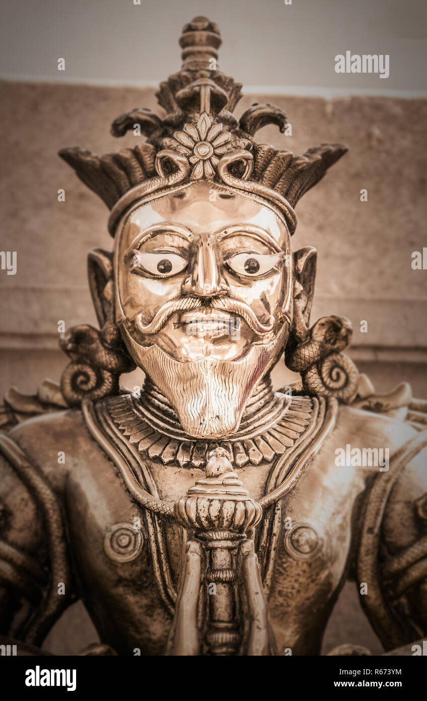 Indian deity sculpture Stock Photo - Alamy