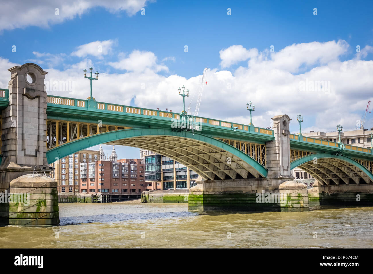 Blackfrairs bridge in London Stock Photo - Alamy