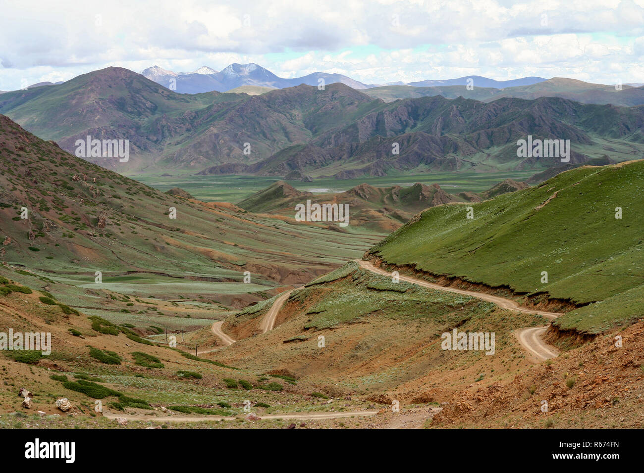 Landscape of Tibetan plateau Stock Photo - Alamy