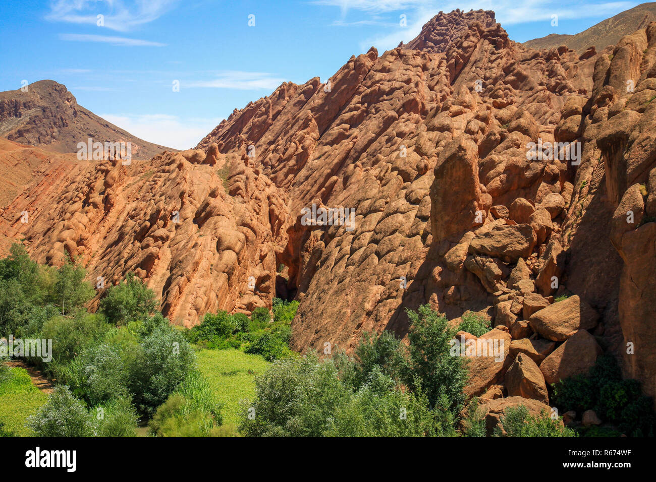 Rock formations in Morocco Stock Photo - Alamy