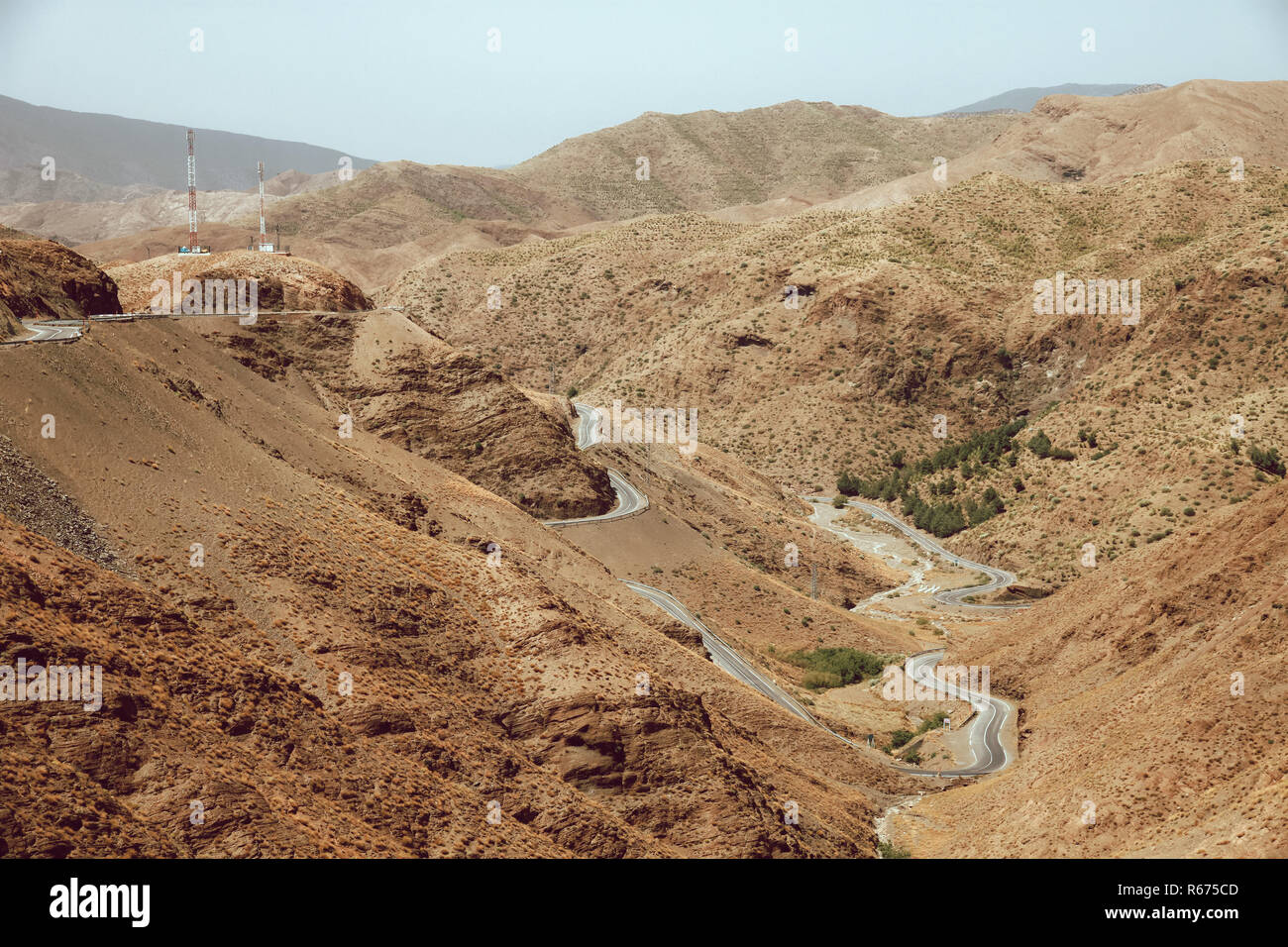 Road from Ouarzazate to Marrakesh Stock Photo - Alamy