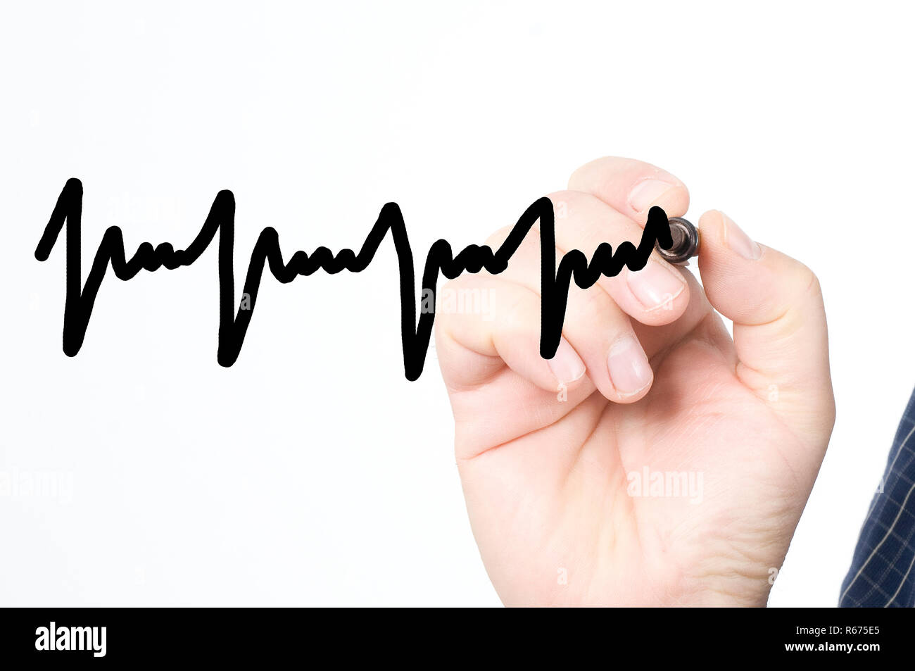 tracing of the heartbeat Stock Photo - Alamy