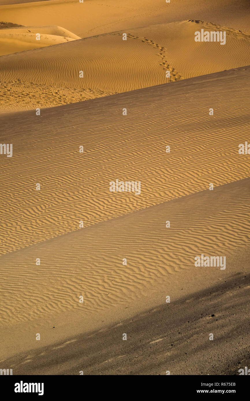 Sand dunes shapes and patterns Stock Photo - Alamy