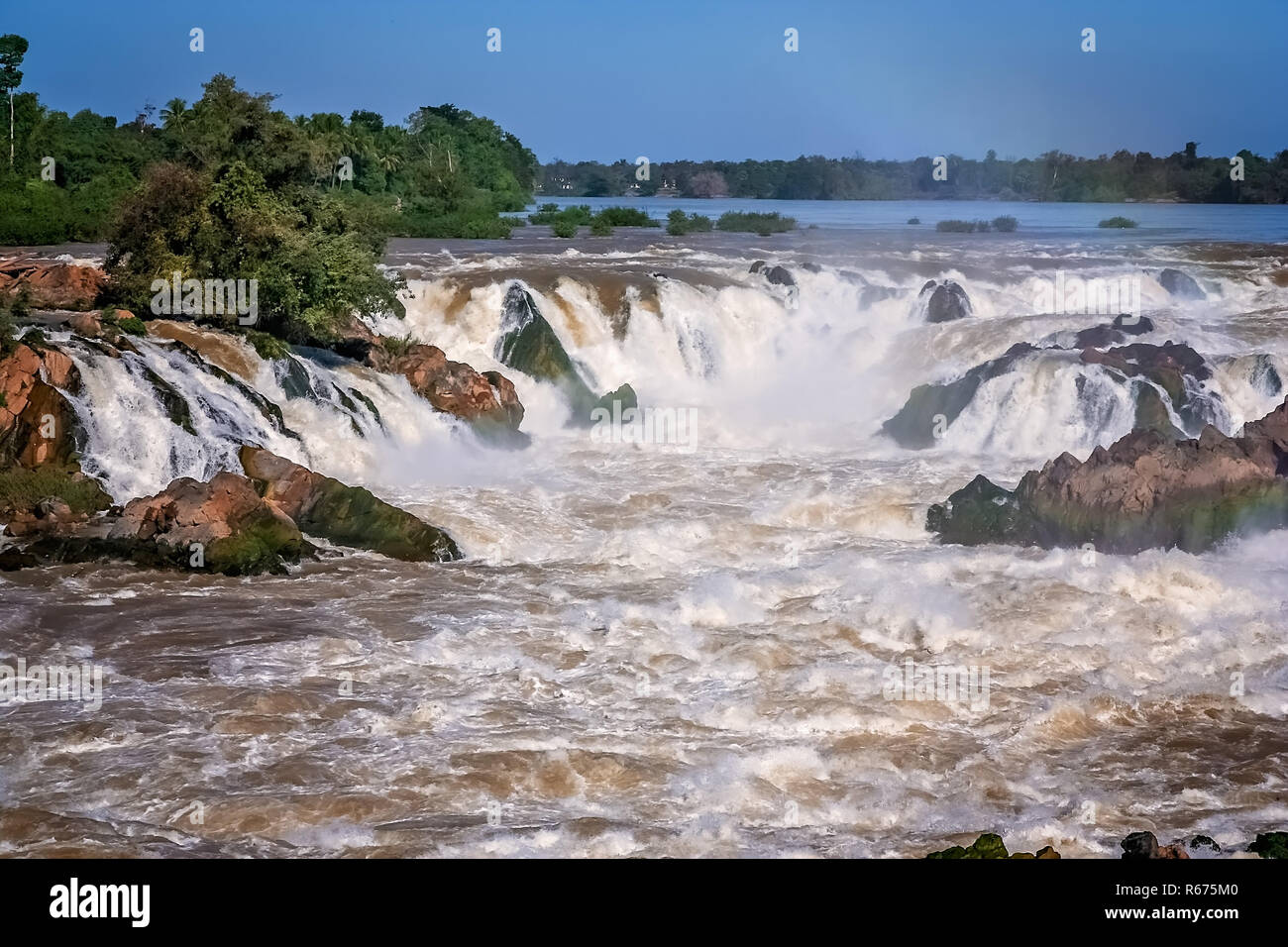 Khone falls mekong river laos hi-res stock photography and images - Alamy