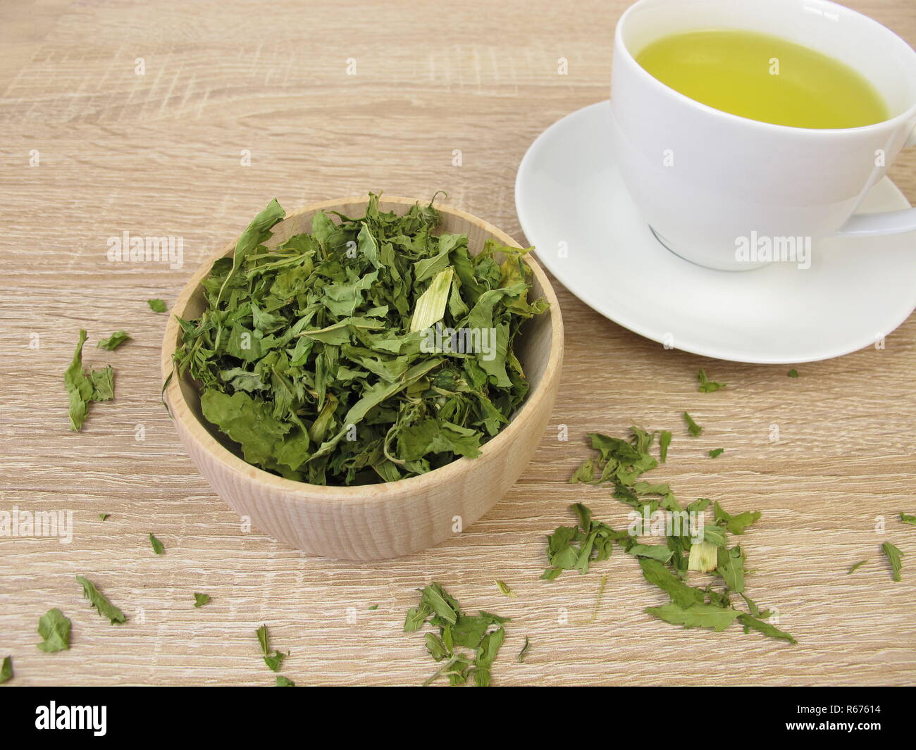 hemp tea from food hemp Stock Photo - Alamy