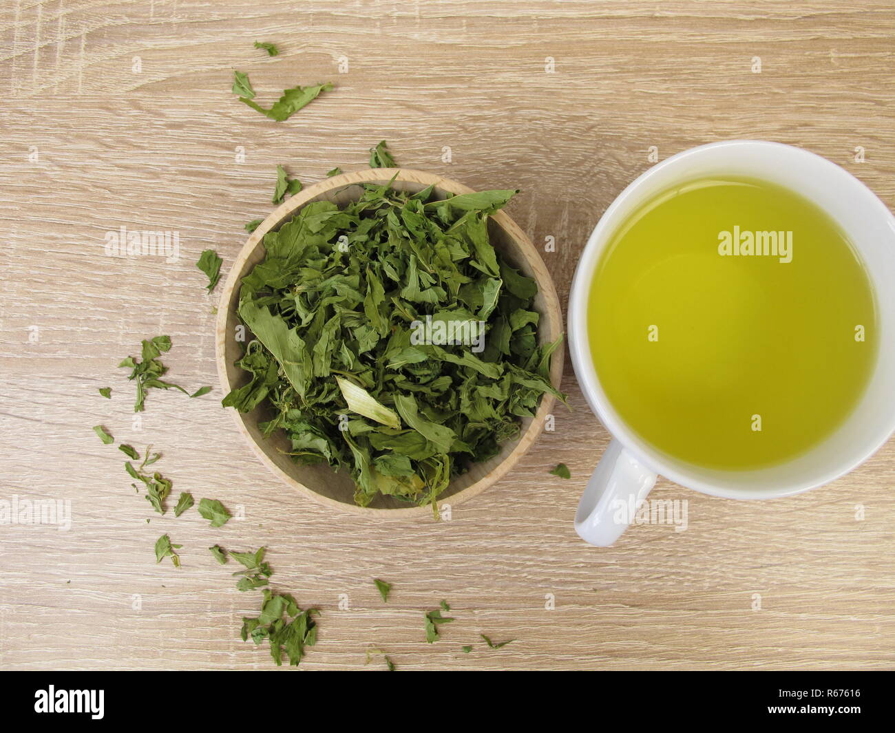 hemp tea from food hemp Stock Photo - Alamy