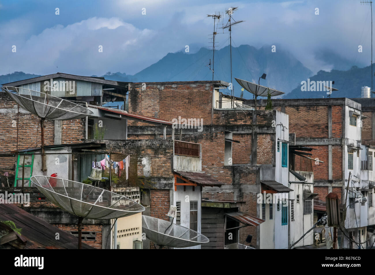 View berastagi town gunung hi-res stock photography and images - Alamy