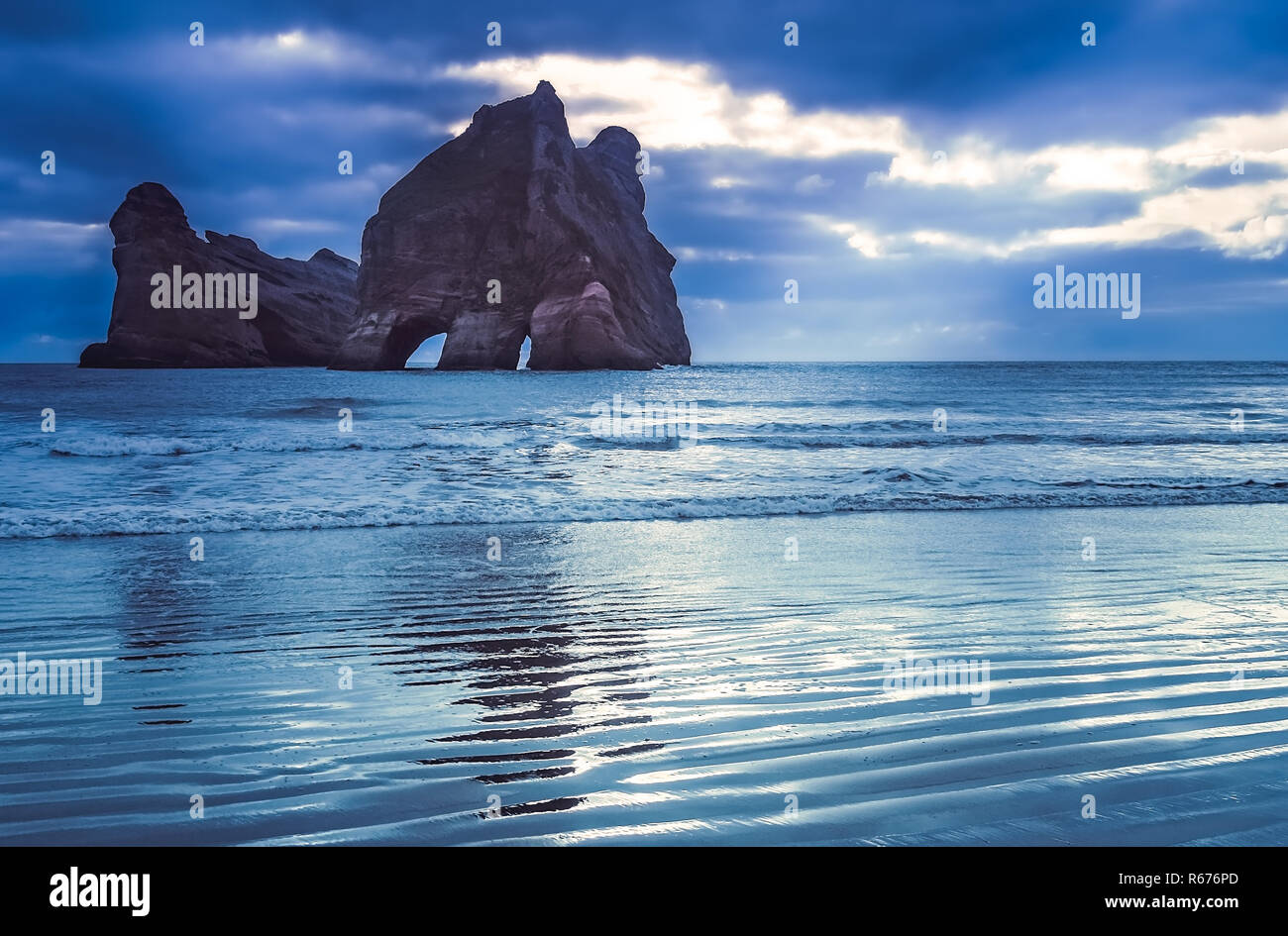 Archway Islands at sunset Stock Photo - Alamy