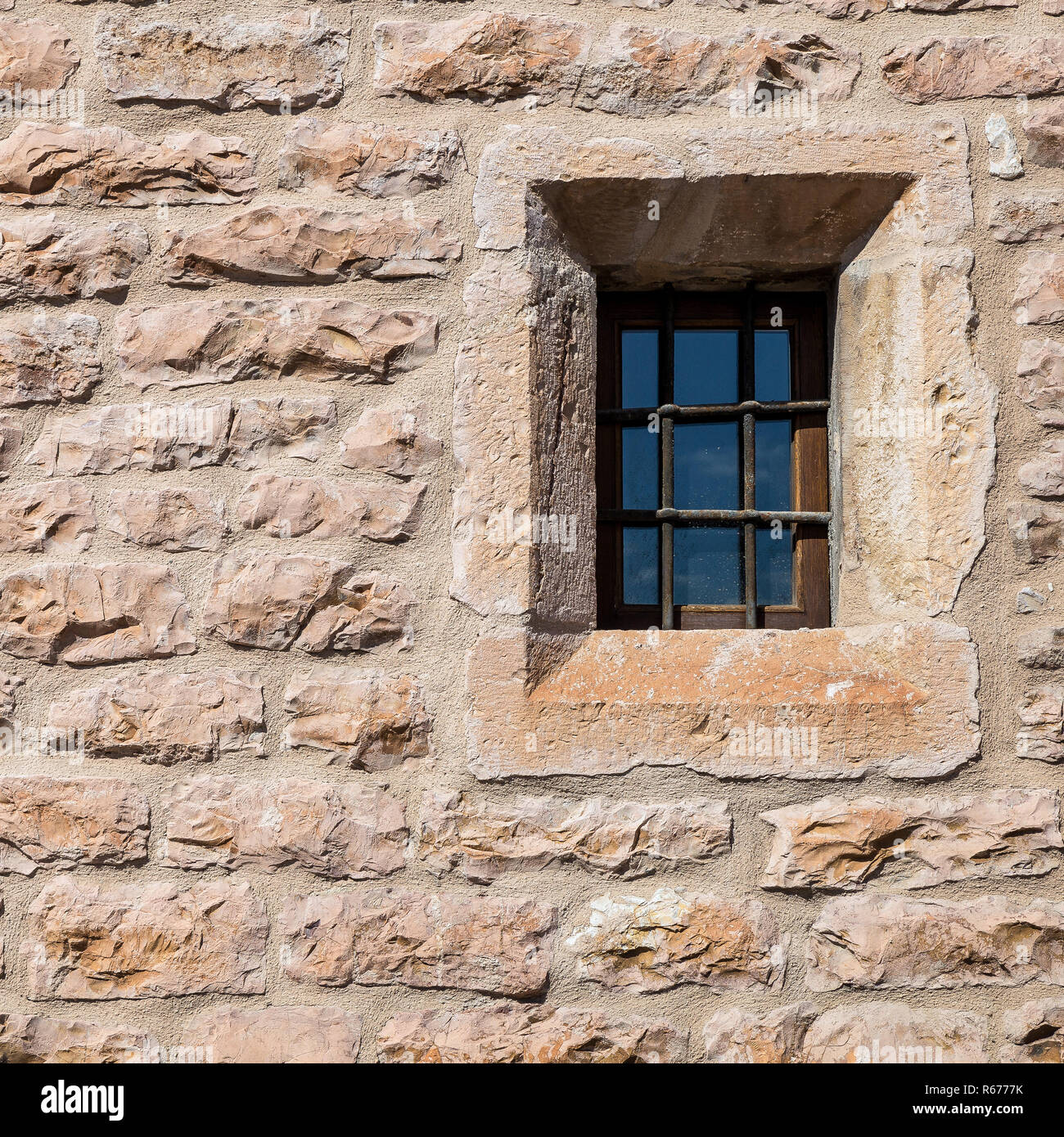 Medieval wall window Stock Photo - Alamy