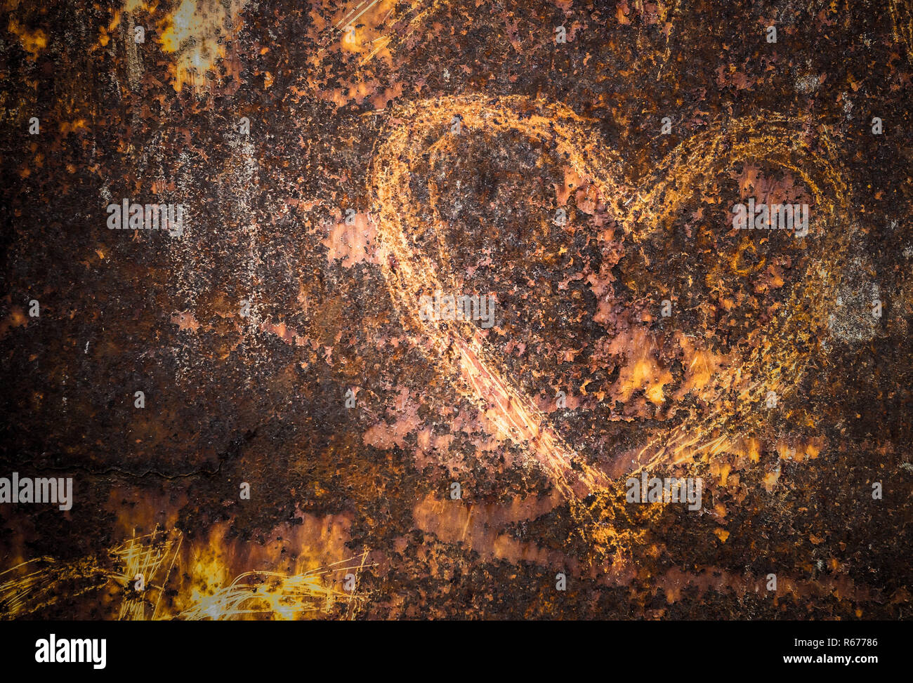 Scratchy heart hi-res stock photography and images - Alamy