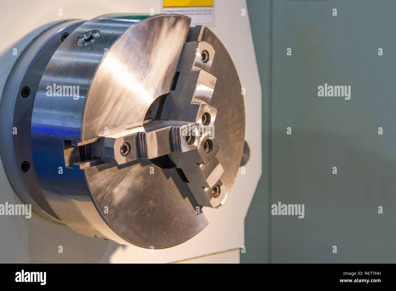 CNC turning spindle and lathe Stock Photo - Alamy