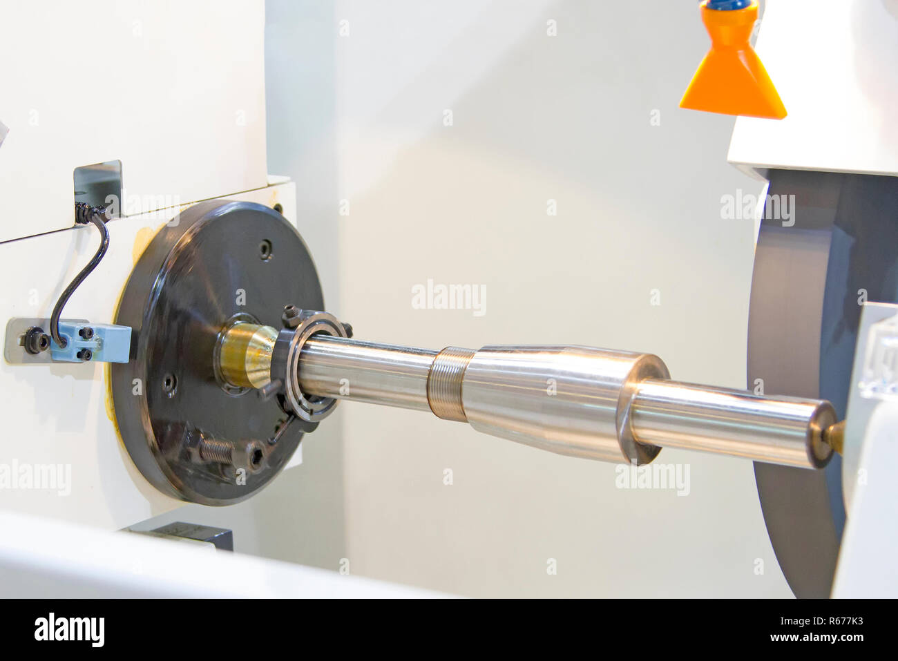 Circular grinding machine is working Stock Photo - Alamy