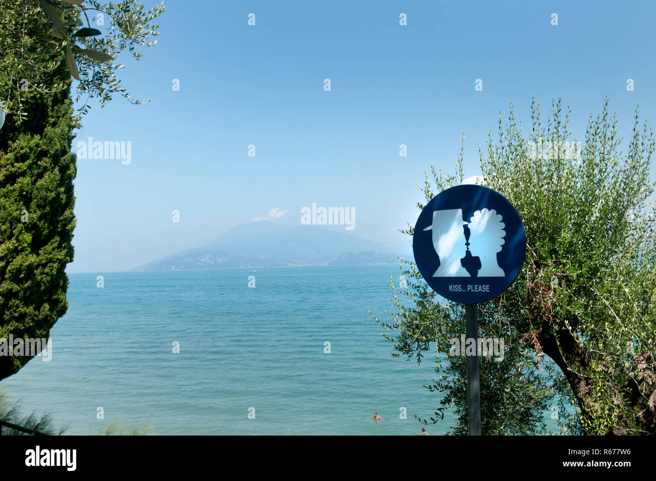 The natural park of Sirmione del Garda, Italy Stock Photo - Alamy