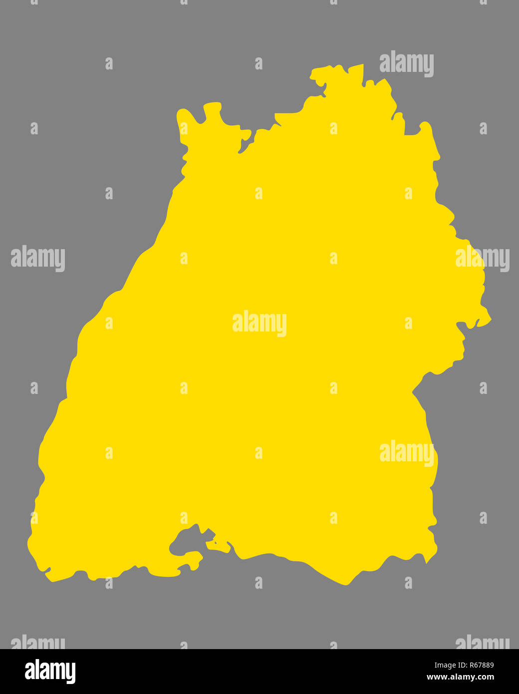 map of baden-wuerttemberg Stock Photo - Alamy