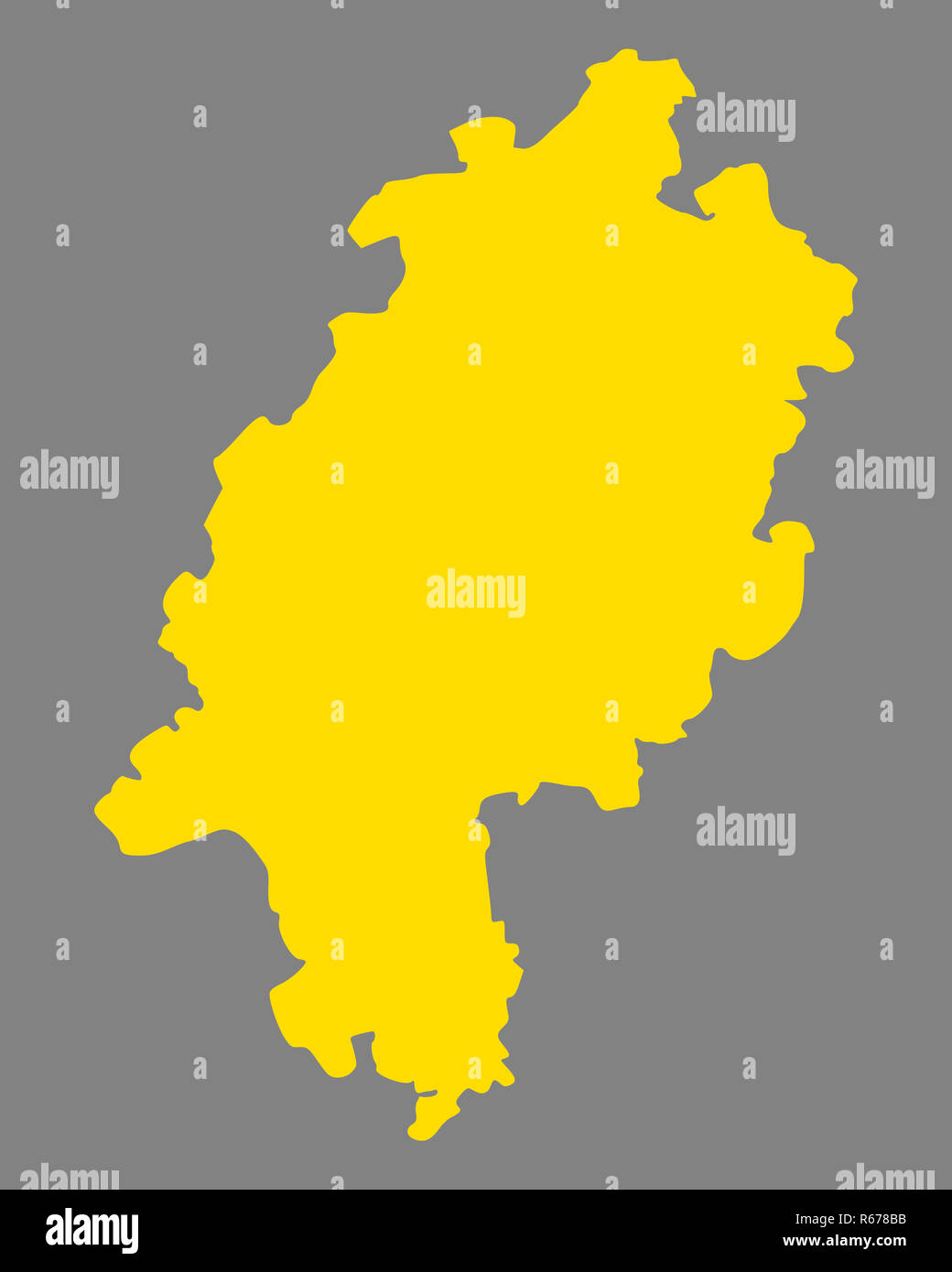 map of hesse Stock Photo - Alamy