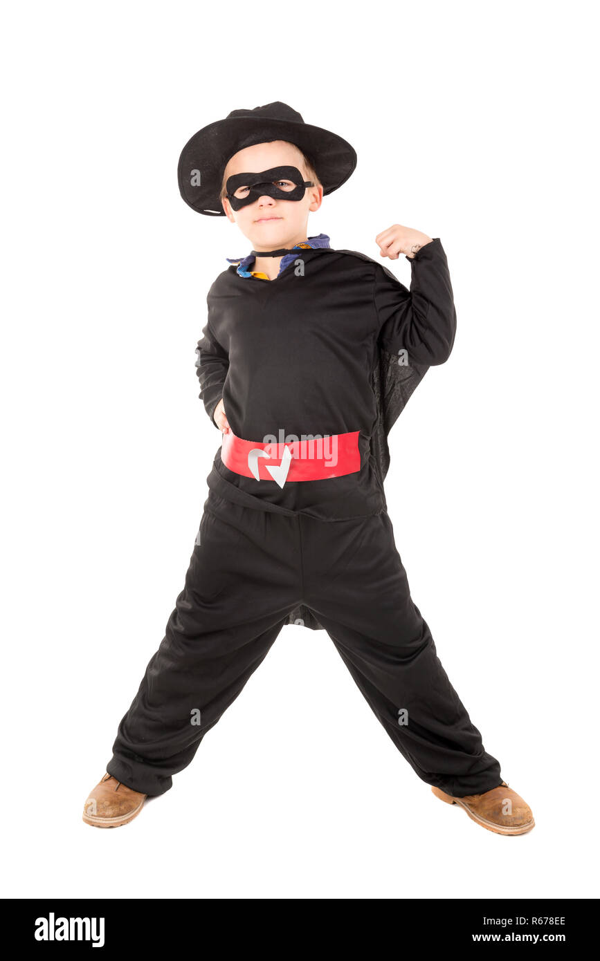 Boy with Costume Stock Photo - Alamy