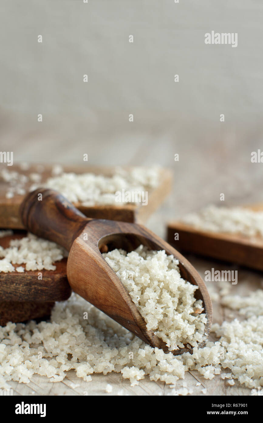 Celtic Grey Sea Salt from France Stock Photo - Alamy