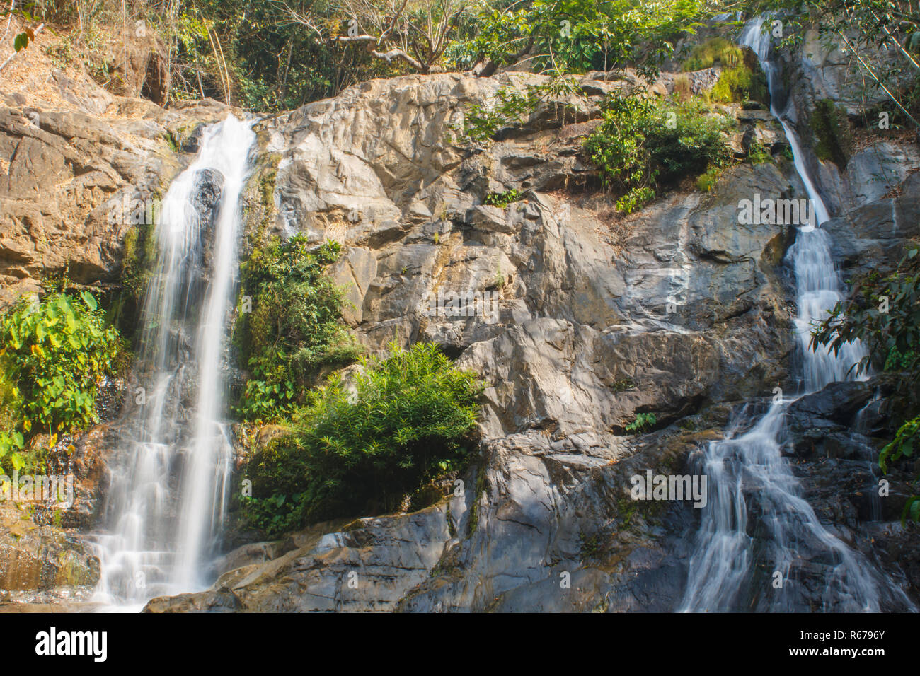 Thor Thip waterfall in thai national park Stock Photo - Alamy