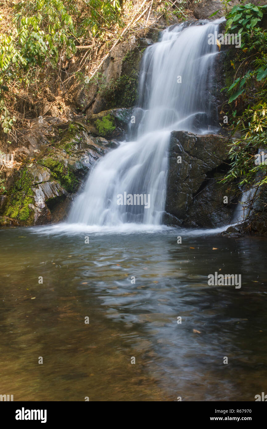 Thor Thip waterfall in thai national park Stock Photo - Alamy