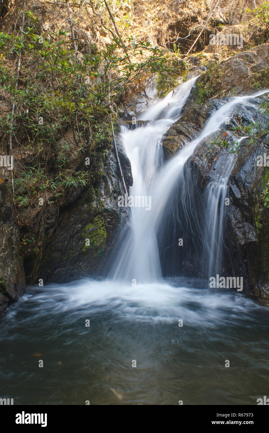 Thor Thip waterfall in thai national park Stock Photo - Alamy