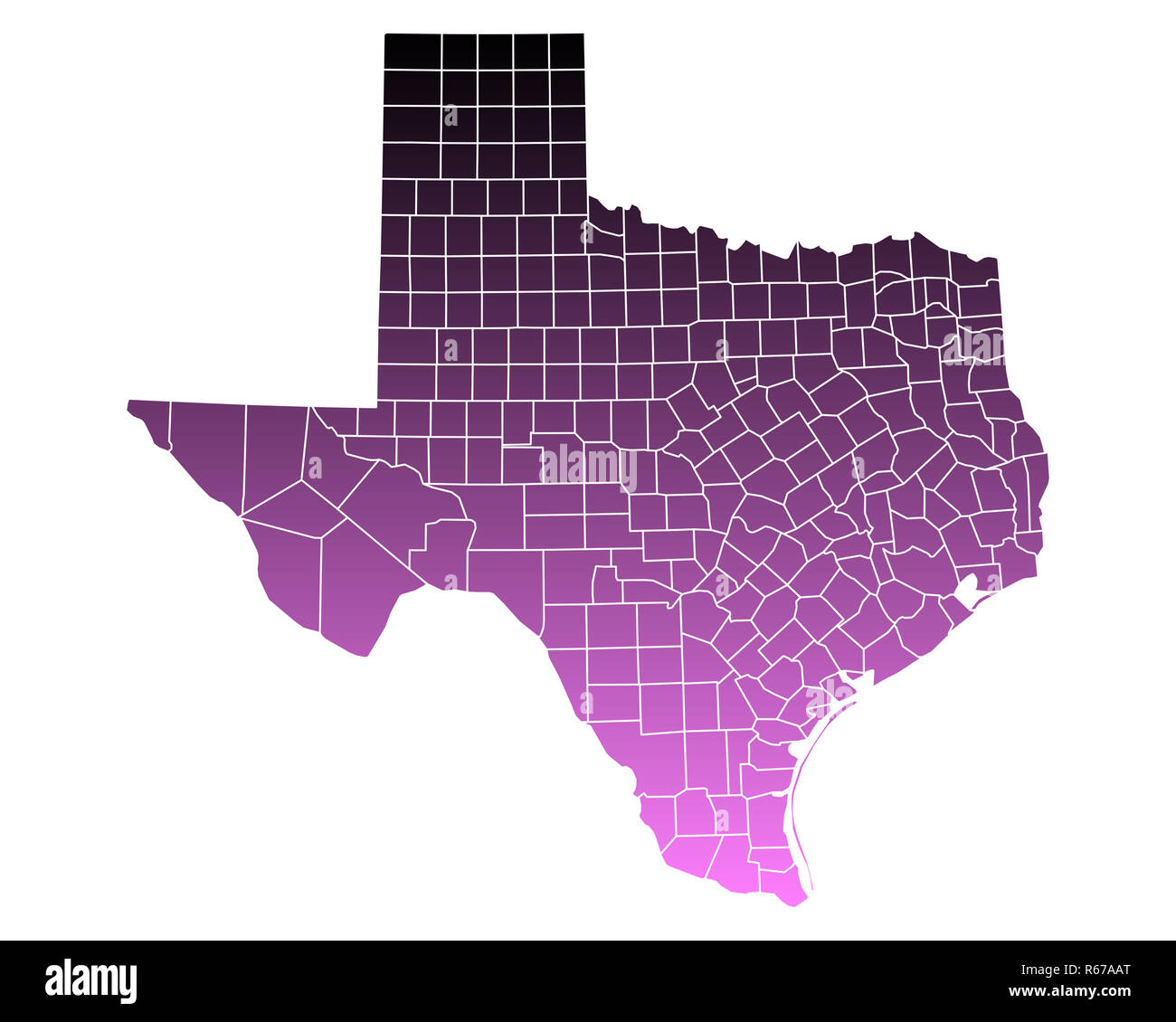 map of texas Stock Photo - Alamy