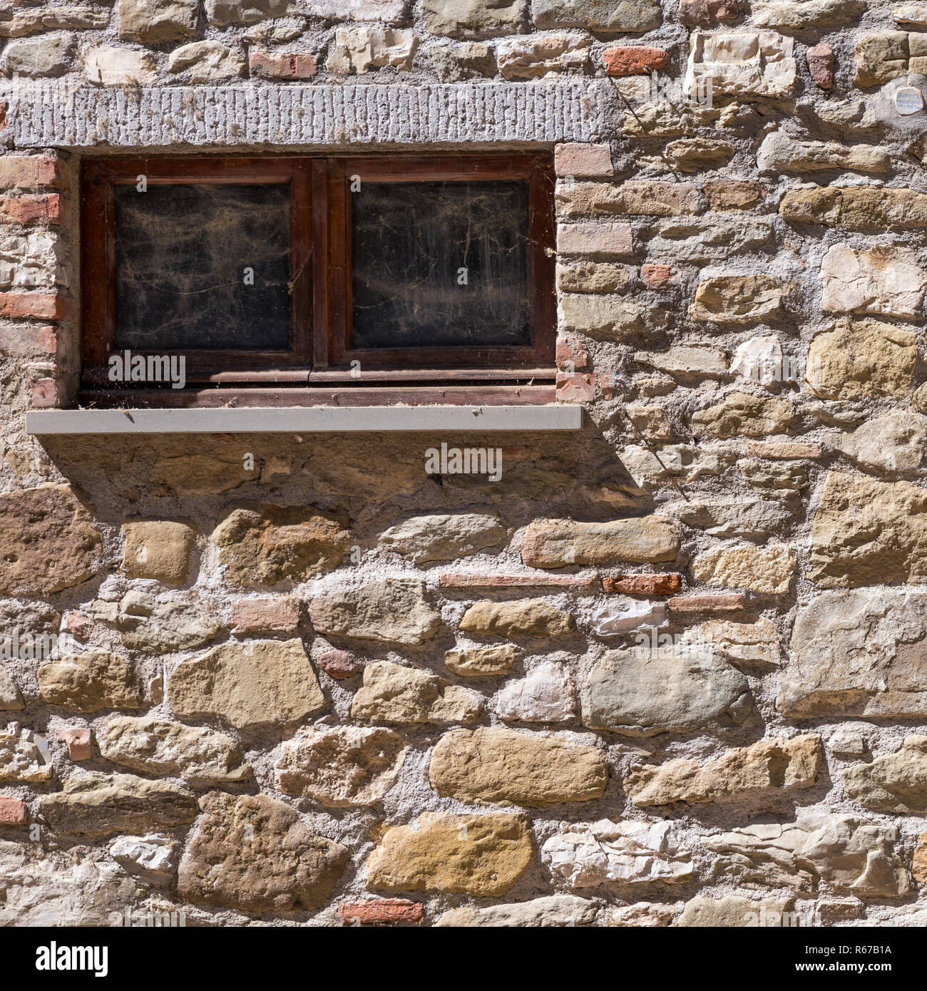 Medieval wall window Stock Photo - Alamy