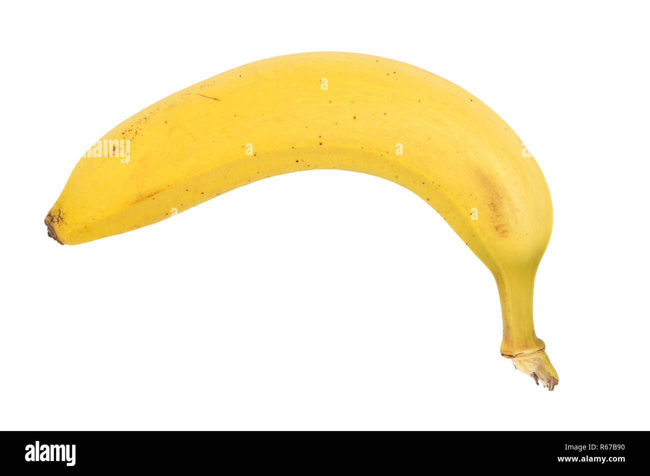 banana white background Stock Photo - Alamy