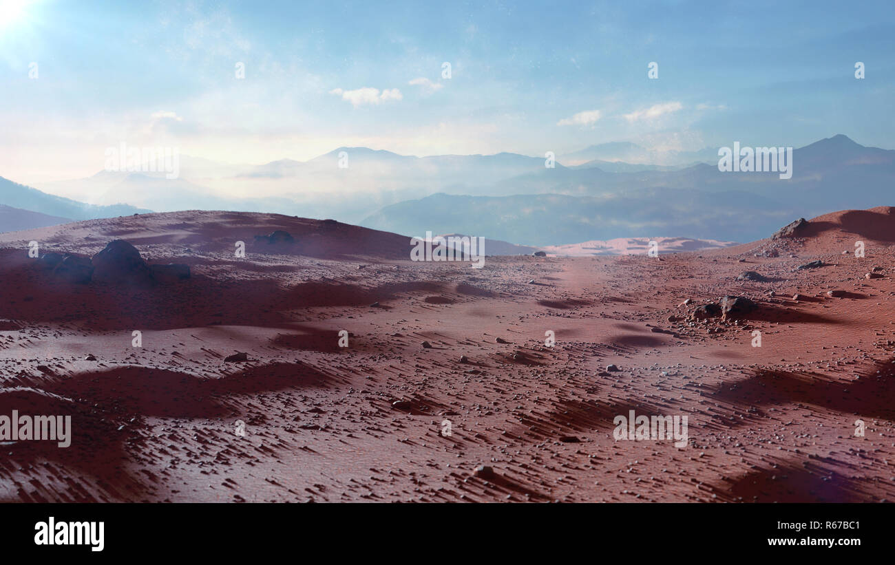 Mars sky red hi-res stock photography and images - Alamy