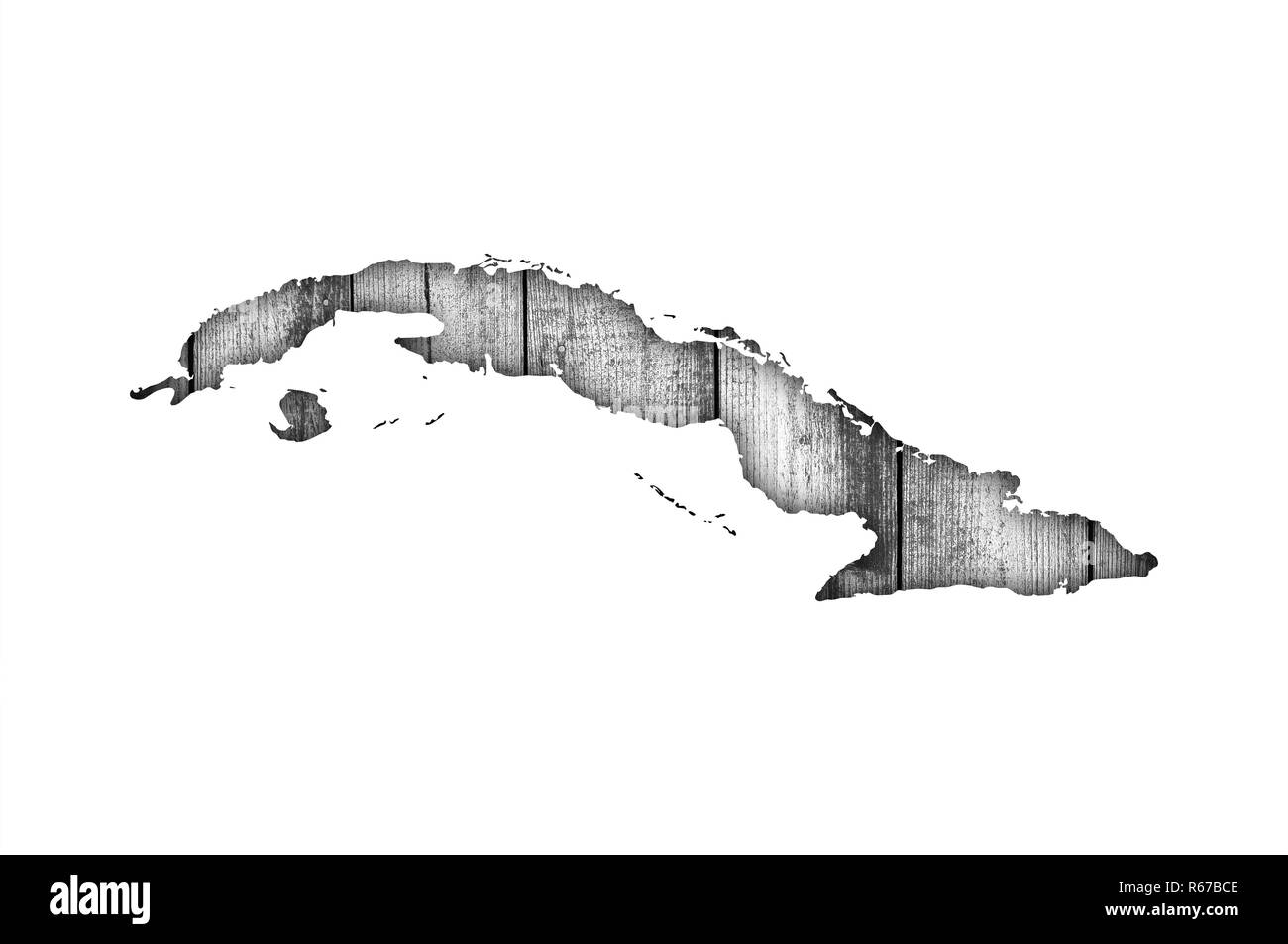 Map cuba on dark hi-res stock photography and images - Alamy