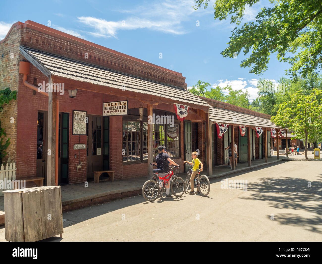 Gold rush village california hi-res stock photography and images - Alamy