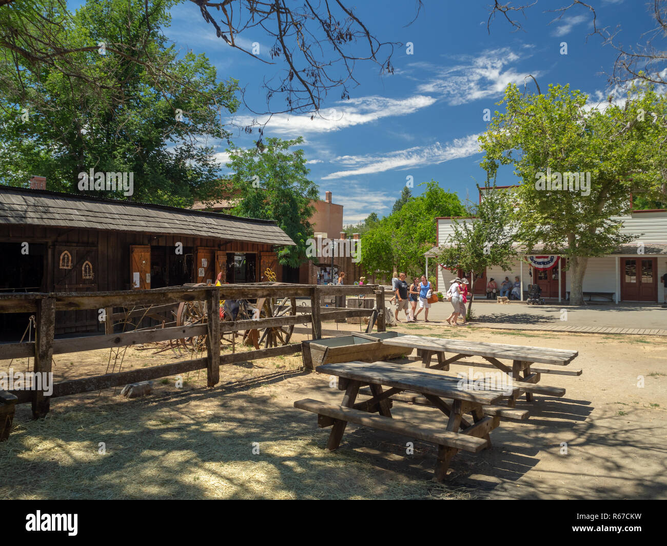 Town of Columbia, Gold County, California, USA Stock Photo - Alamy