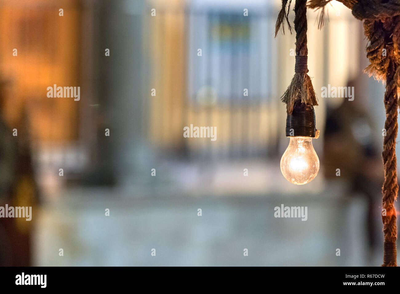 Hanged lamp hi-res stock photography and images - Alamy