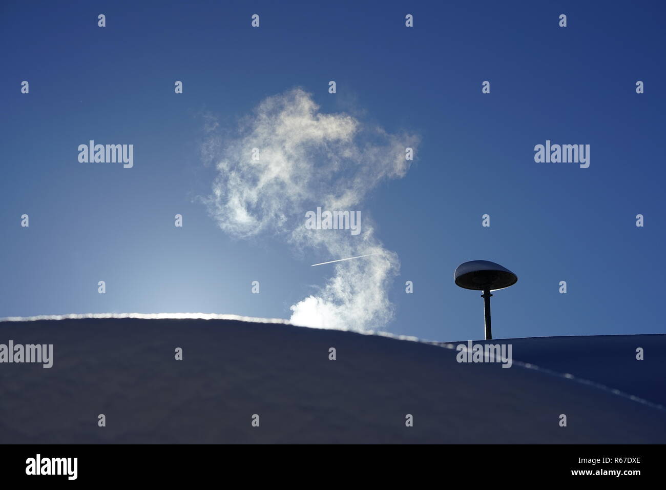 siren with snow cap Stock Photo - Alamy